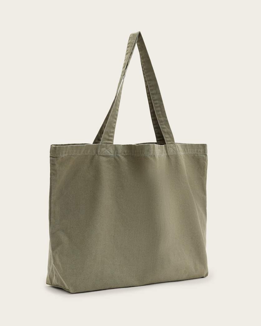 Underground Logo Printed Tote Bag NORI GREEN/BLACK | ALLSAINTS DE